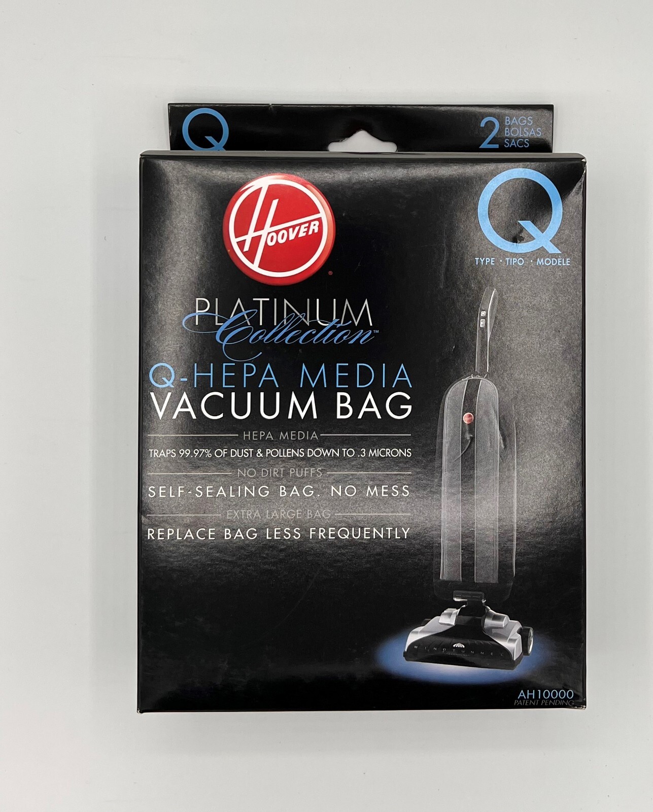HOOVER PLATINUM COLLECTION Q HEPA MEDIA VACUUM BAG AH10000 UH30010COM ...