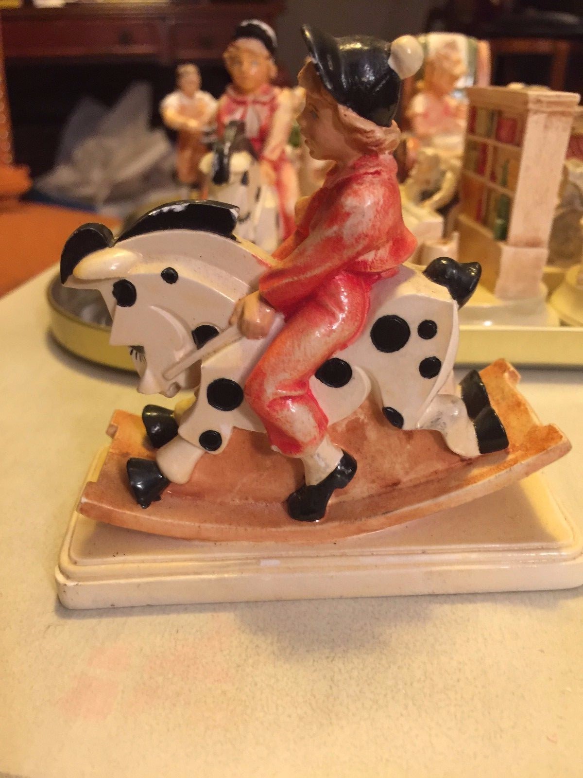 Sebastian Miniatures Ride To The Hounds Corp 1953 Ray Baston Green tag ...