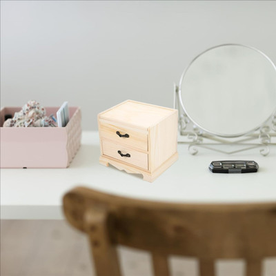 Wooden Drawer Organizer Jewellery Chest Women Decorative Showcase ...