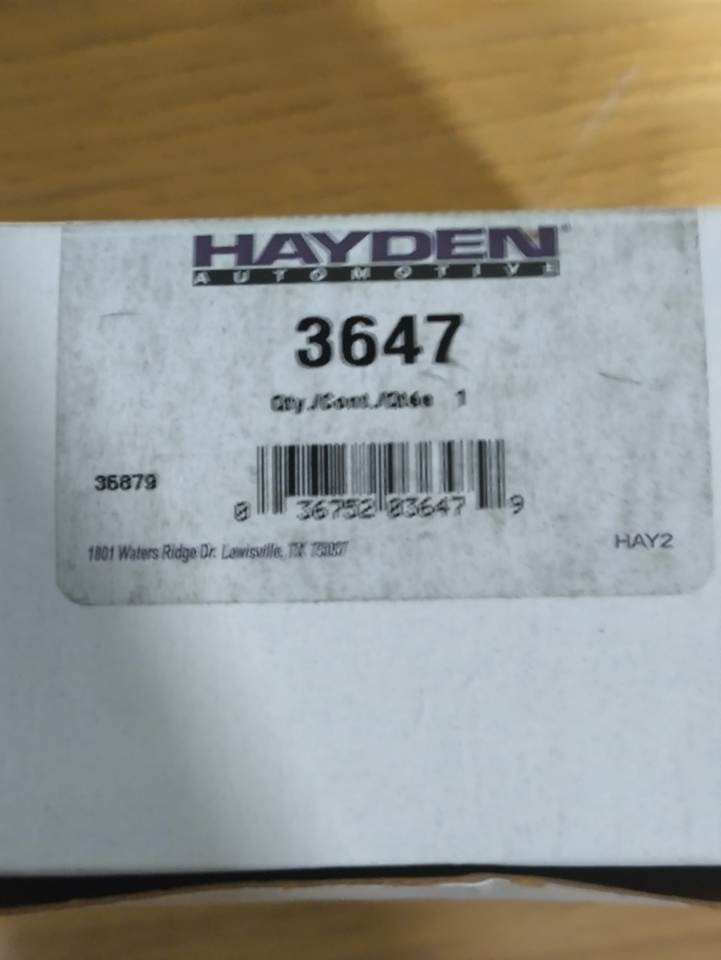 Engine Cooling Fan Controller Hayden 3647 | eBay