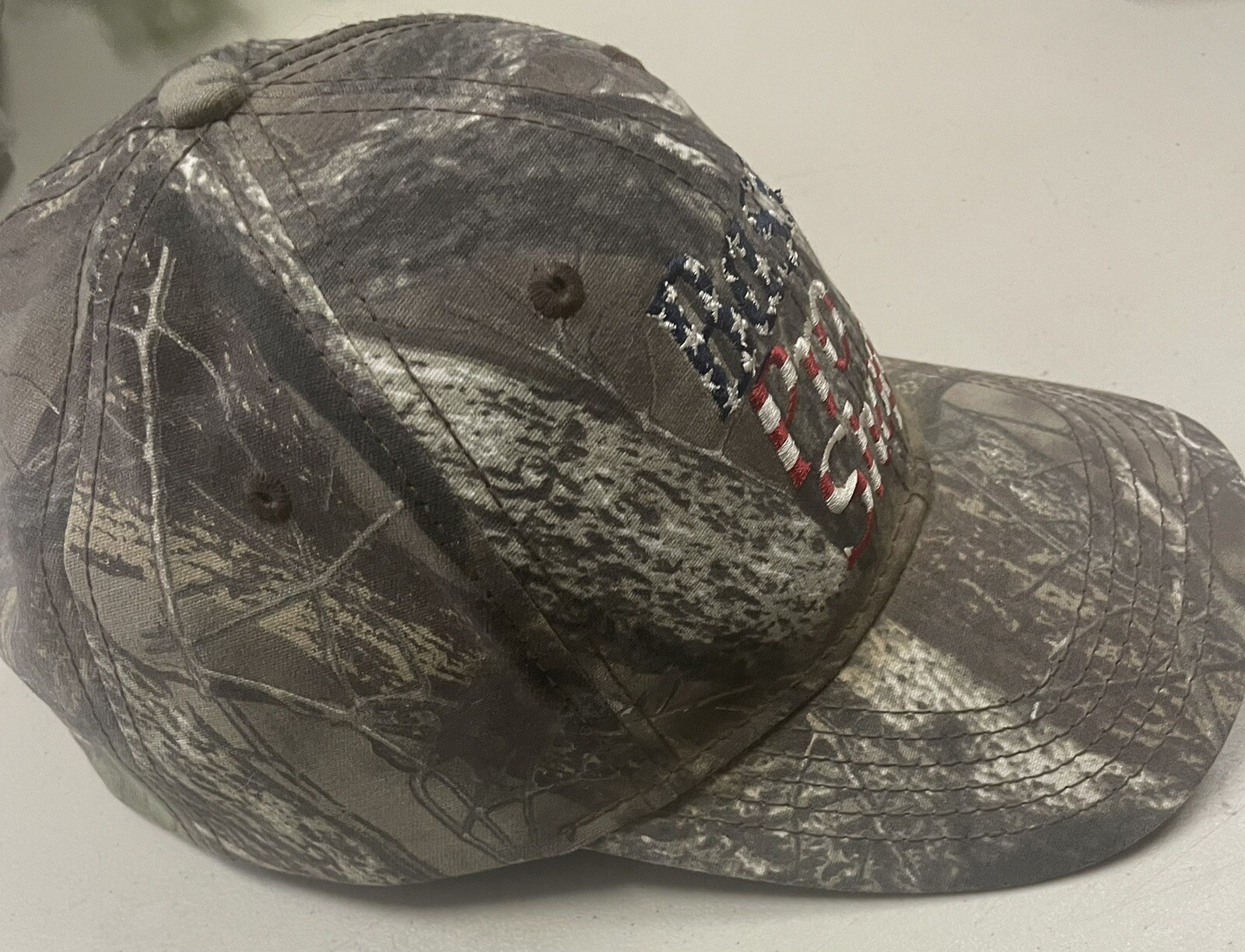 RARE BASS PRO SHOP MENS CAMOUFLAGE-FLAG COLOR EMBROID… - Gem
