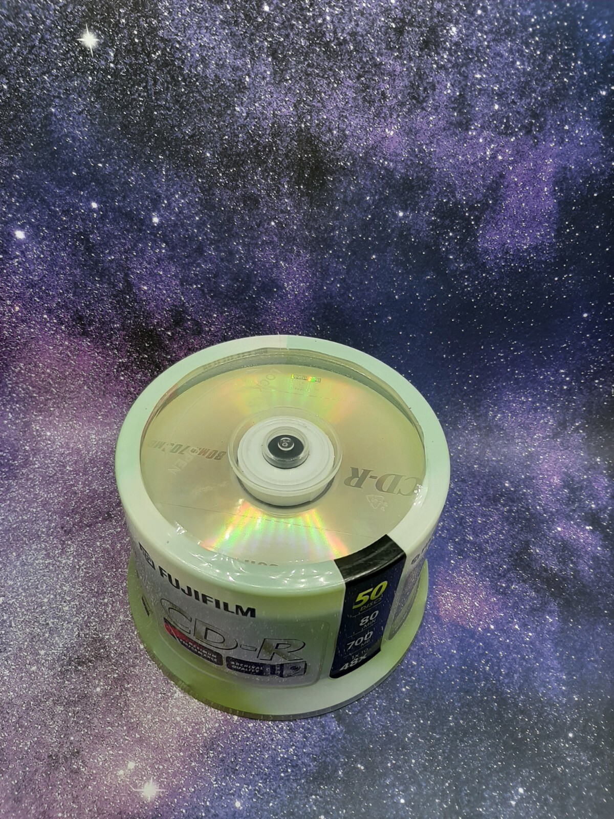 Fujifilm CD-R 50 Pack Spindle 700MB 80MIN 48X Blank CD Discs Factory ...