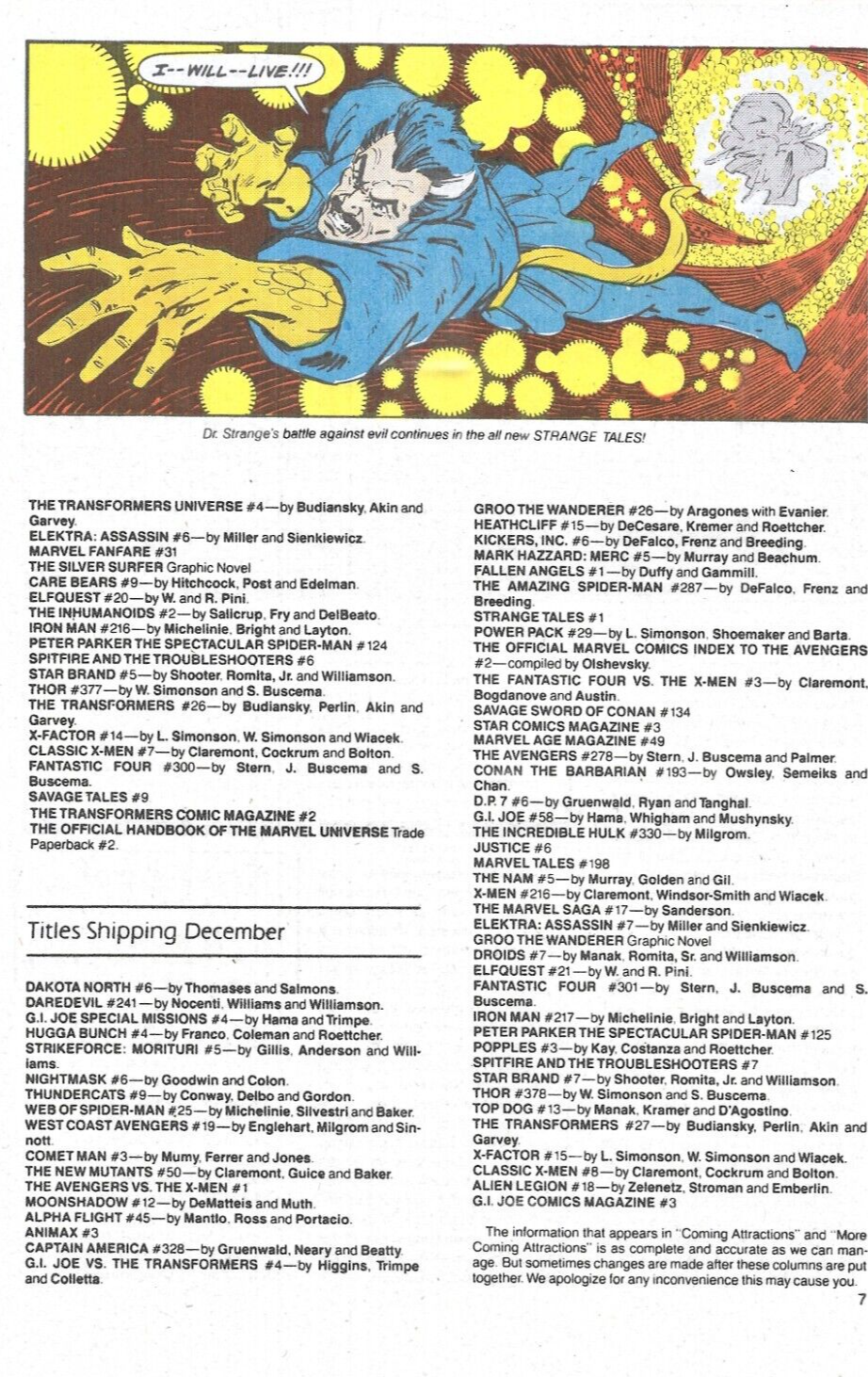 Marvel Age Comic 46 Copper Age First Print 1987 X-Men Fantastic Four ...