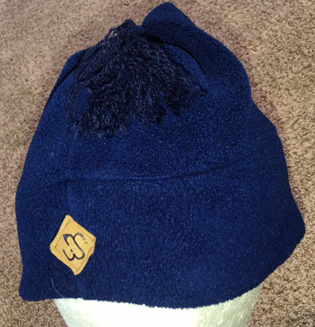 Merkley Headgear Unisex Winter Ski Beanie BLUE Knit Hat Cap Made in ...