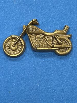Tops Club Inc Brass Motorcycle Lapel Pin - TOPS - Take Off Pounds ...