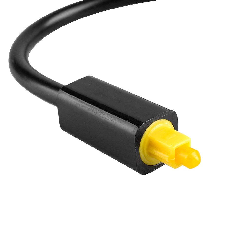 Toslink Splitter 1 to 2 Port Output Digital Sound Optical Audio Signal ...