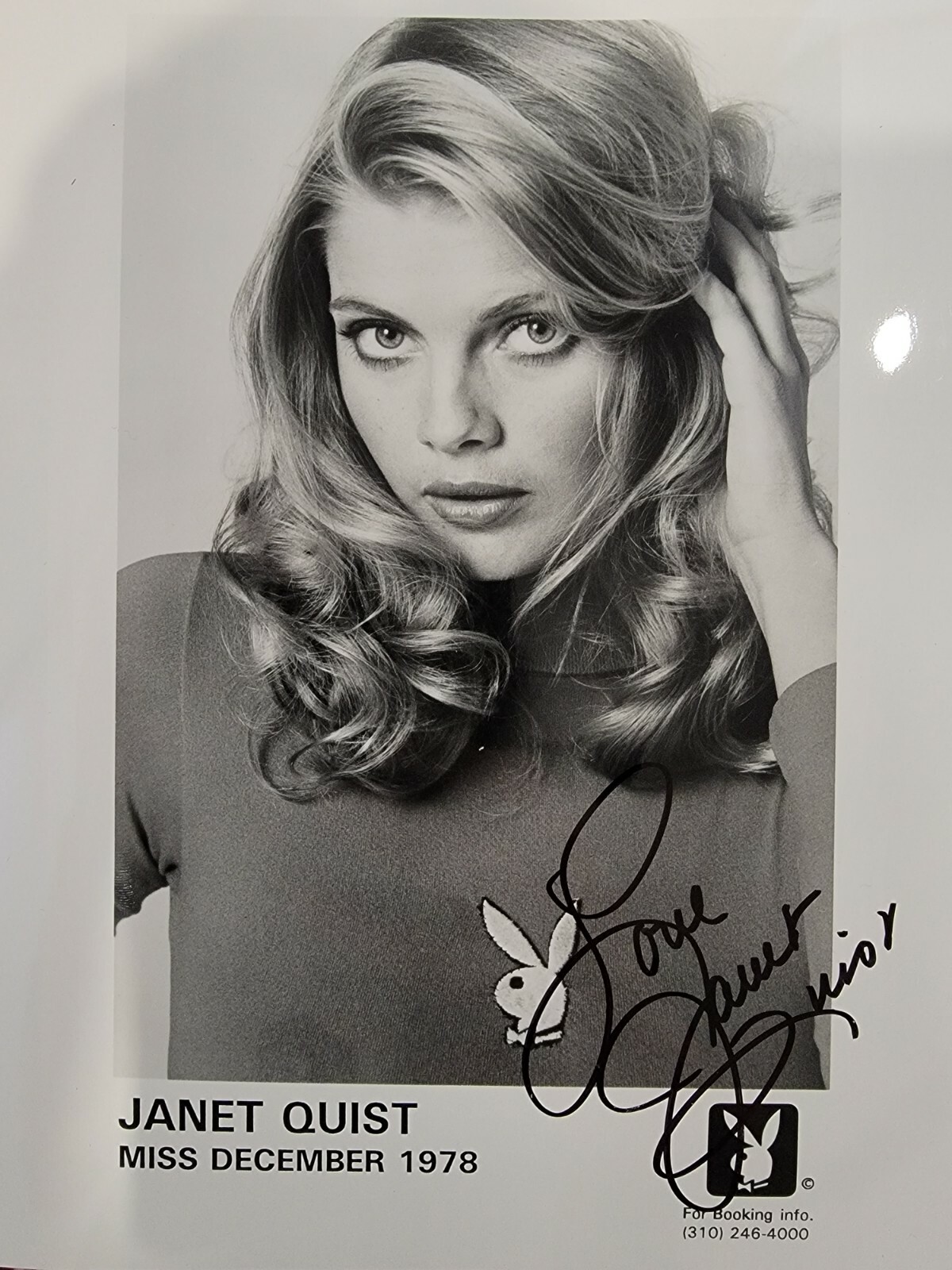 Janet Quist Signed Promotional Photo Playboy Playmate | eBay