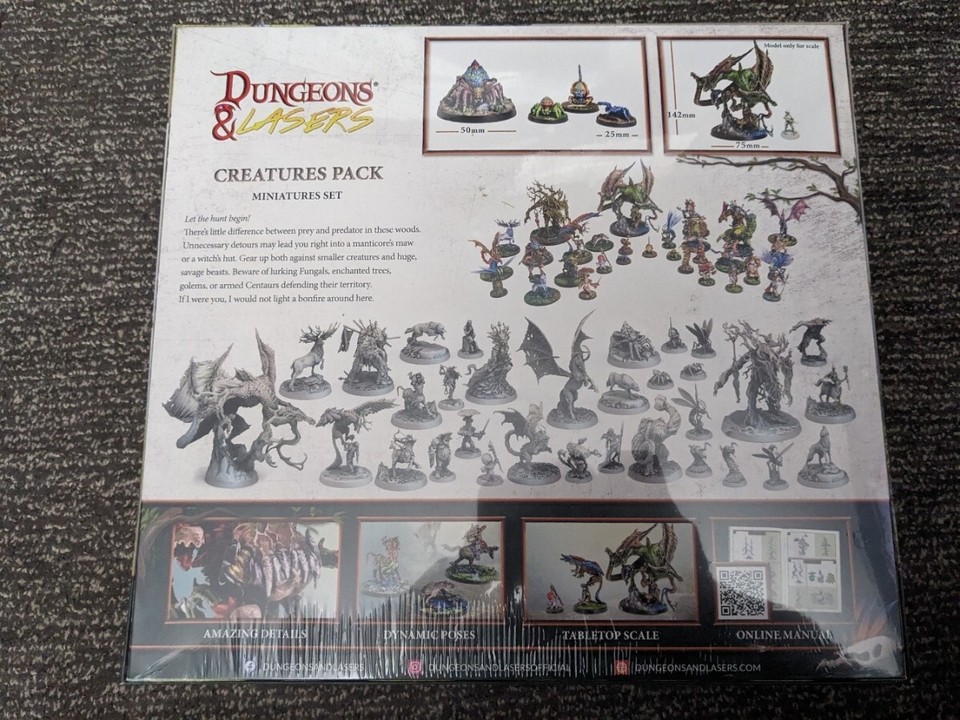 Dungeons and Lasers Creatures Pack Kickstarter Model Kit! | eBay