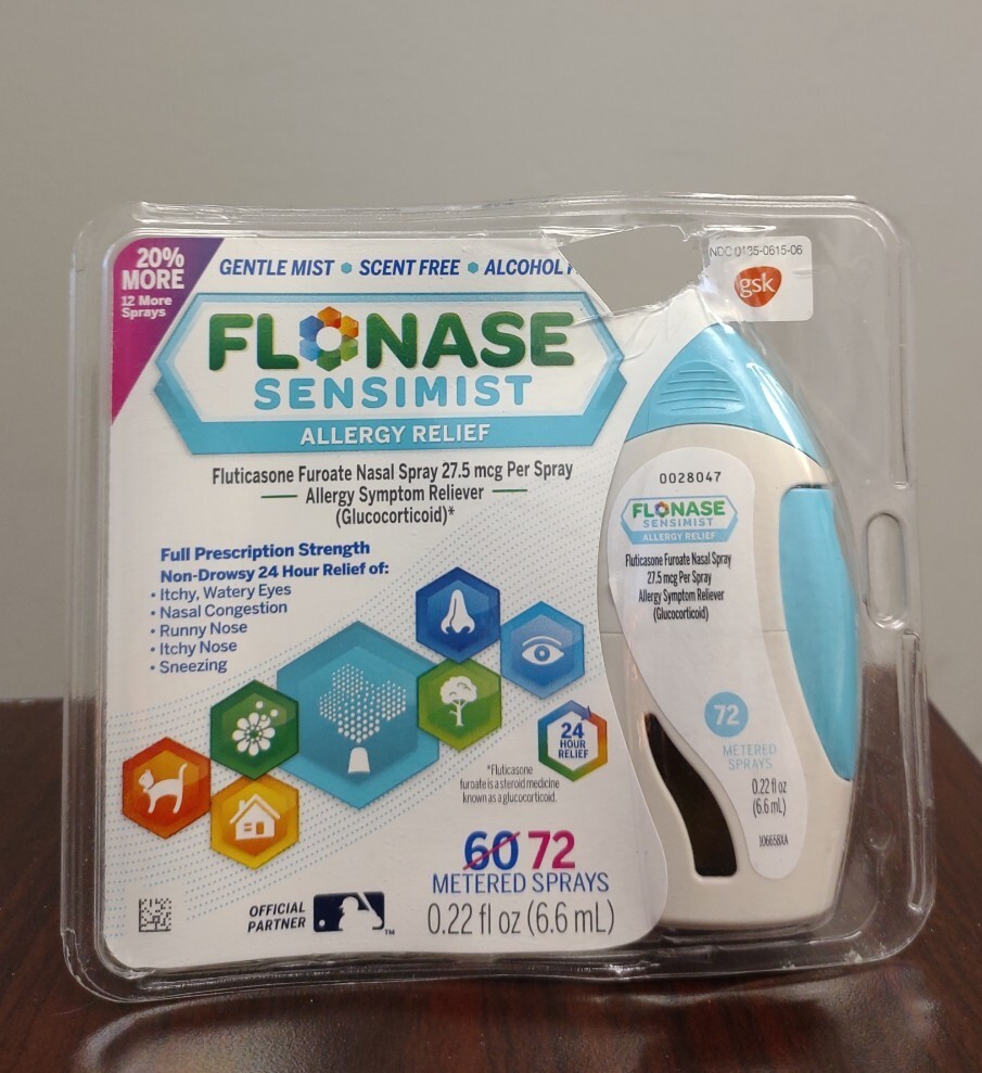 Flonase Sensimist Allergy Relief 72 Metered Sprays Exp 7/25 IMPERFECT ...