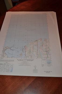 1940's Army (like USGS) topographic map Sodus Point New York -Sheet ...