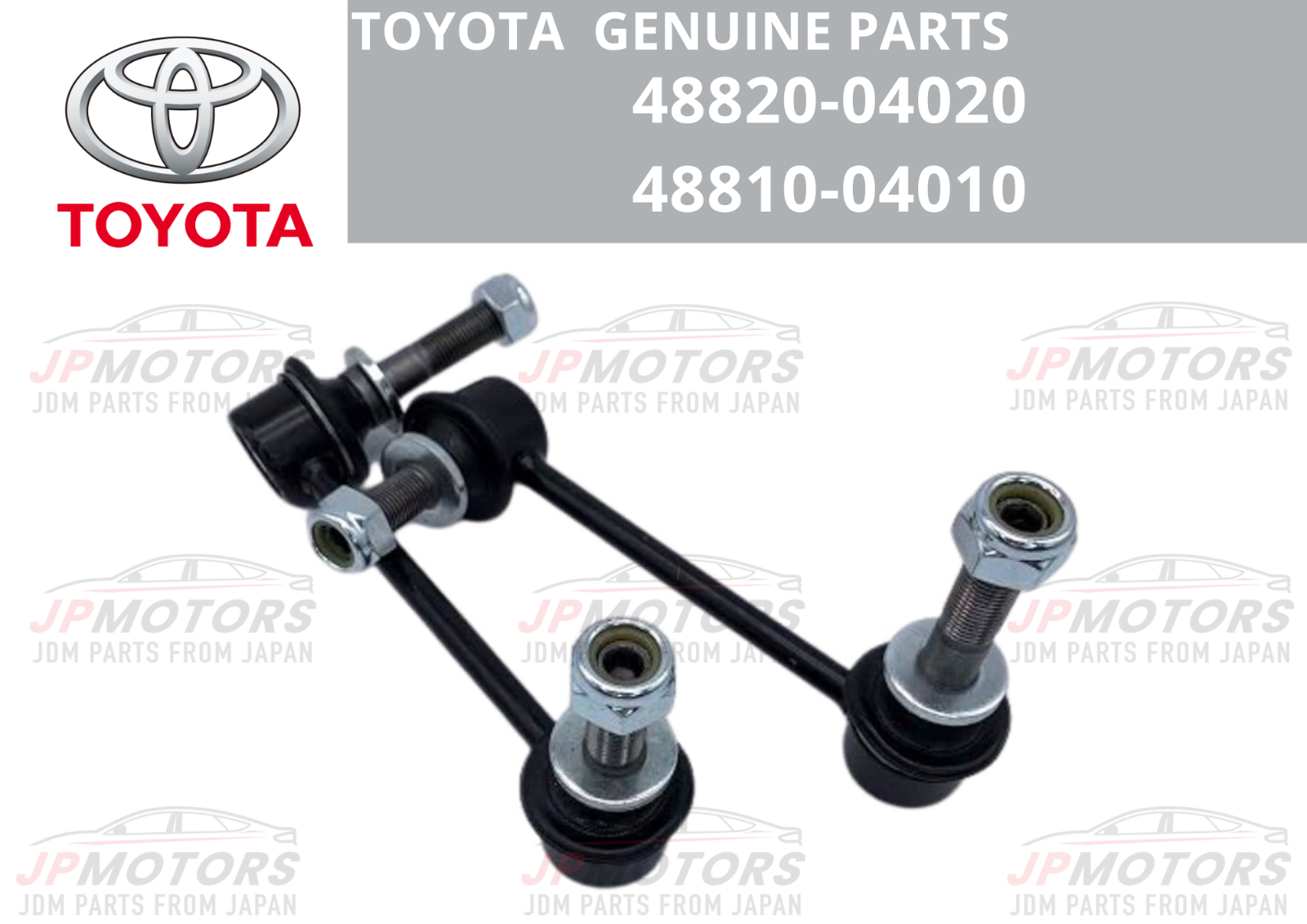 TOYOTA Genuine Tacoma 05-20 Front Sway Bar Links LH RH 48820-04020 ...