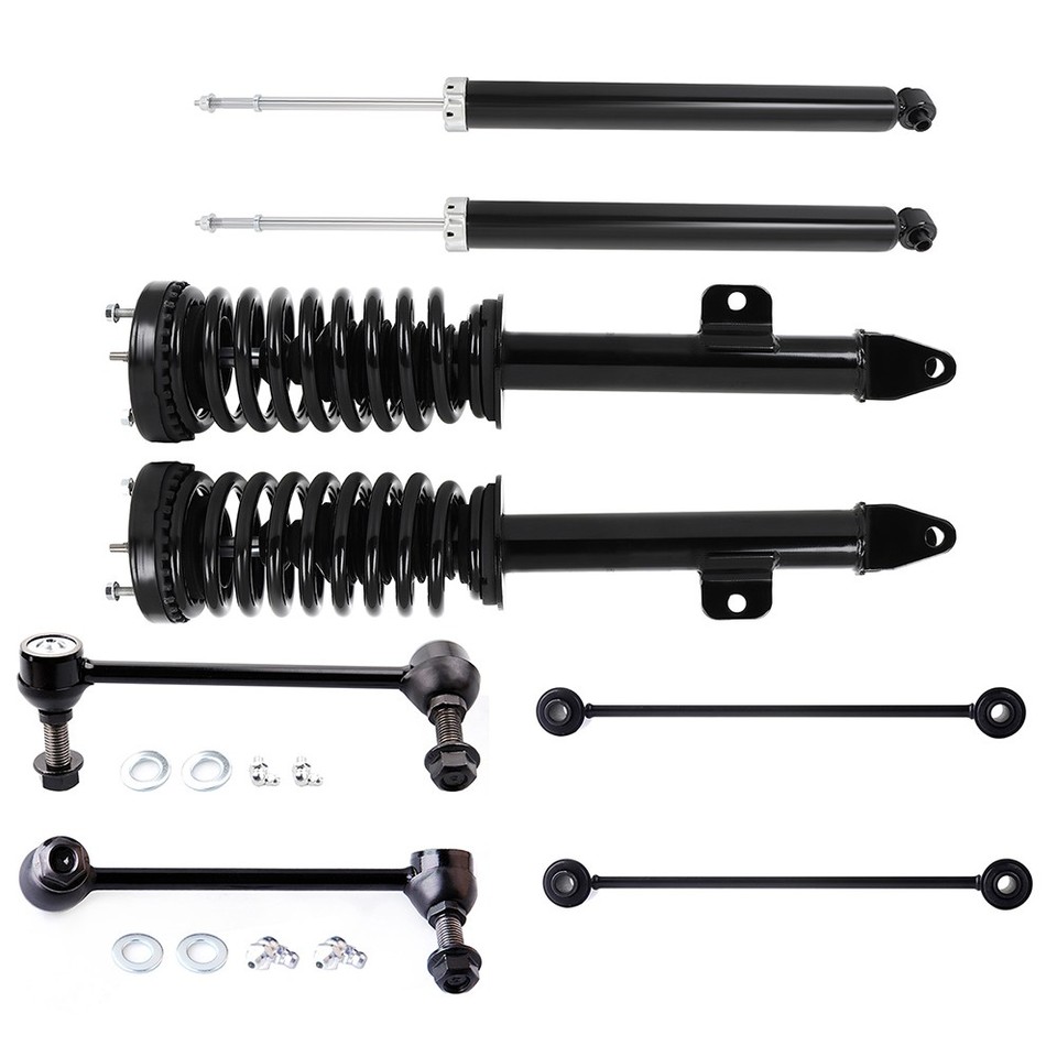 Front Struts For 2005-2010 Chrysler 300 Charger Magnum RWD Rear Shocks ...