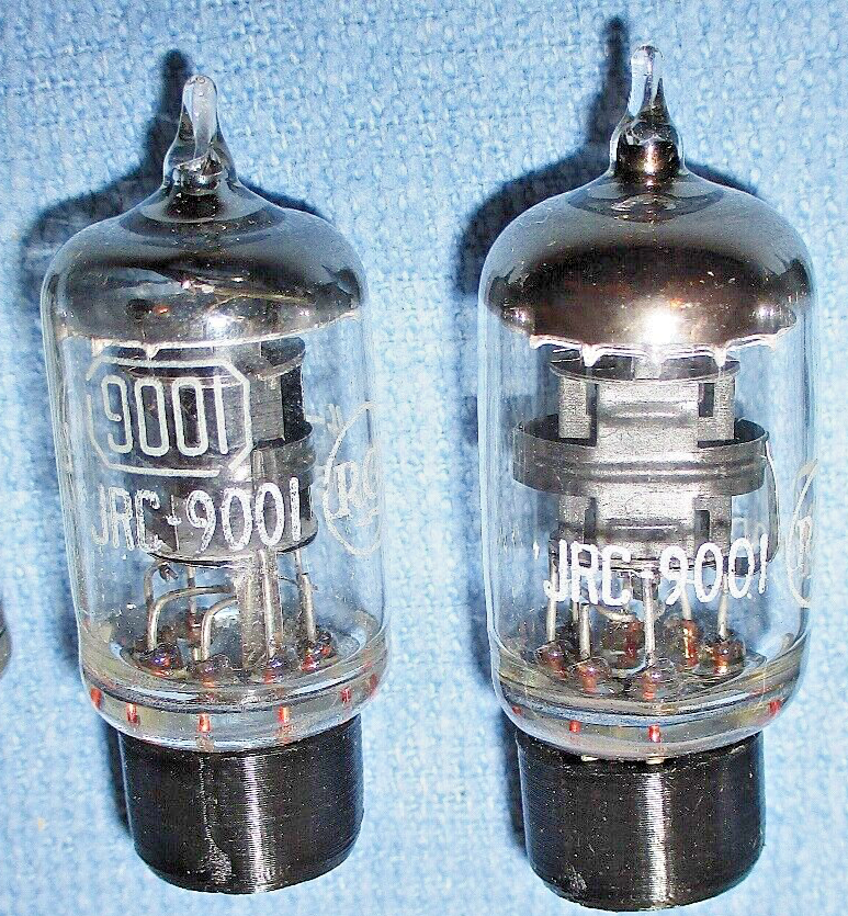 2 NOS RCA JRC 9001 Vacuum Tubes - 1954 Vintage RF Pentodes for Meissner ...