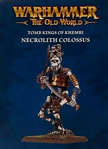 Forge World Warhammer The Old World Tomb Kings Necrolith Colossus Resin ...