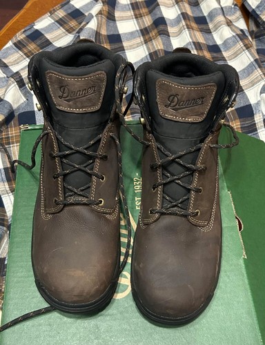 Danner Men's Caliper 6" Aluminum Toe Brown Boots 19453 Size 10.5 | eBay