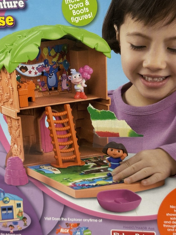 New Fisher Price Dora Explorer Let's Go Adventure Treehouse Playset NEW ...