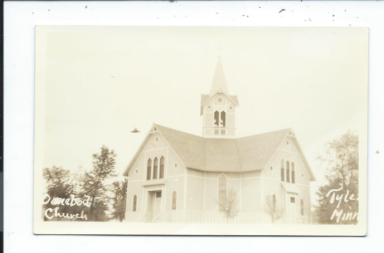 Real Photo Postcard Post Card Tyler Minnesota Minn Mn Church | eBay