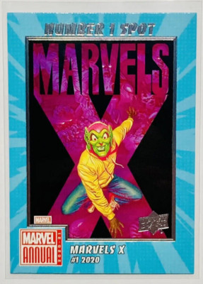 2020-21 Marvel Annual Number 1 Spot Marvels X #1 N1S-15 | eBay