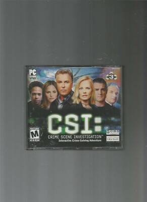 CSI: Crime Scene Investigation (PC, 2003), VG 8888681014| eBay
