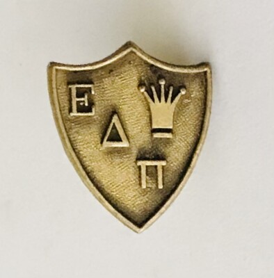 Epsilon Delta Pi Fraternity Shield Pin Badge Rare Vintage (C19) | eBay