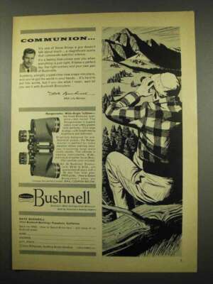 1957 Bushnell Rangemaster Wide-Angle Binoculars Ad | eBay