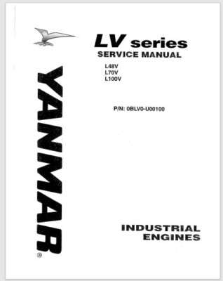 Yanmar L48V L70V L100V Diesel Engine Service manual 248 pages 2007 | eBay