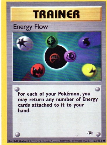 Pokemon Energy Flow Card 122/132 Trainer Gym Heroes | eBay