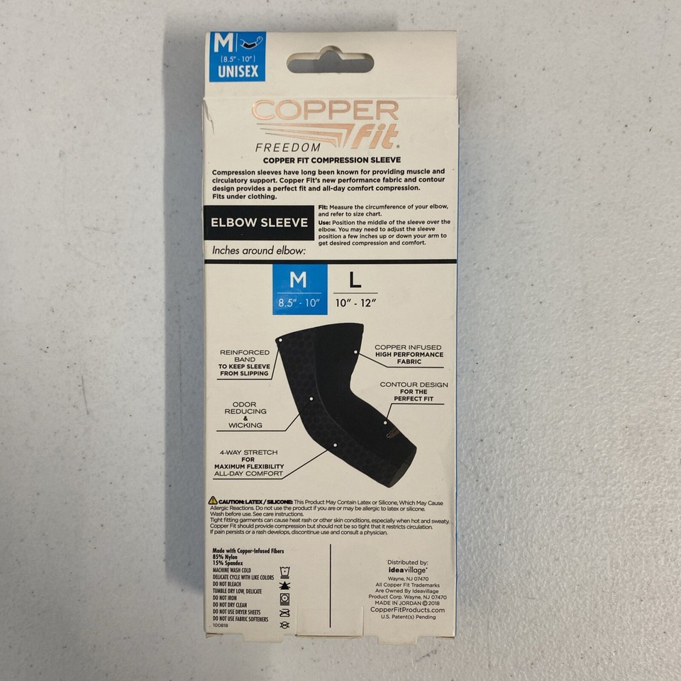 New Copper Fit Freedom Compression Elbow Sleeve - Medium | eBay