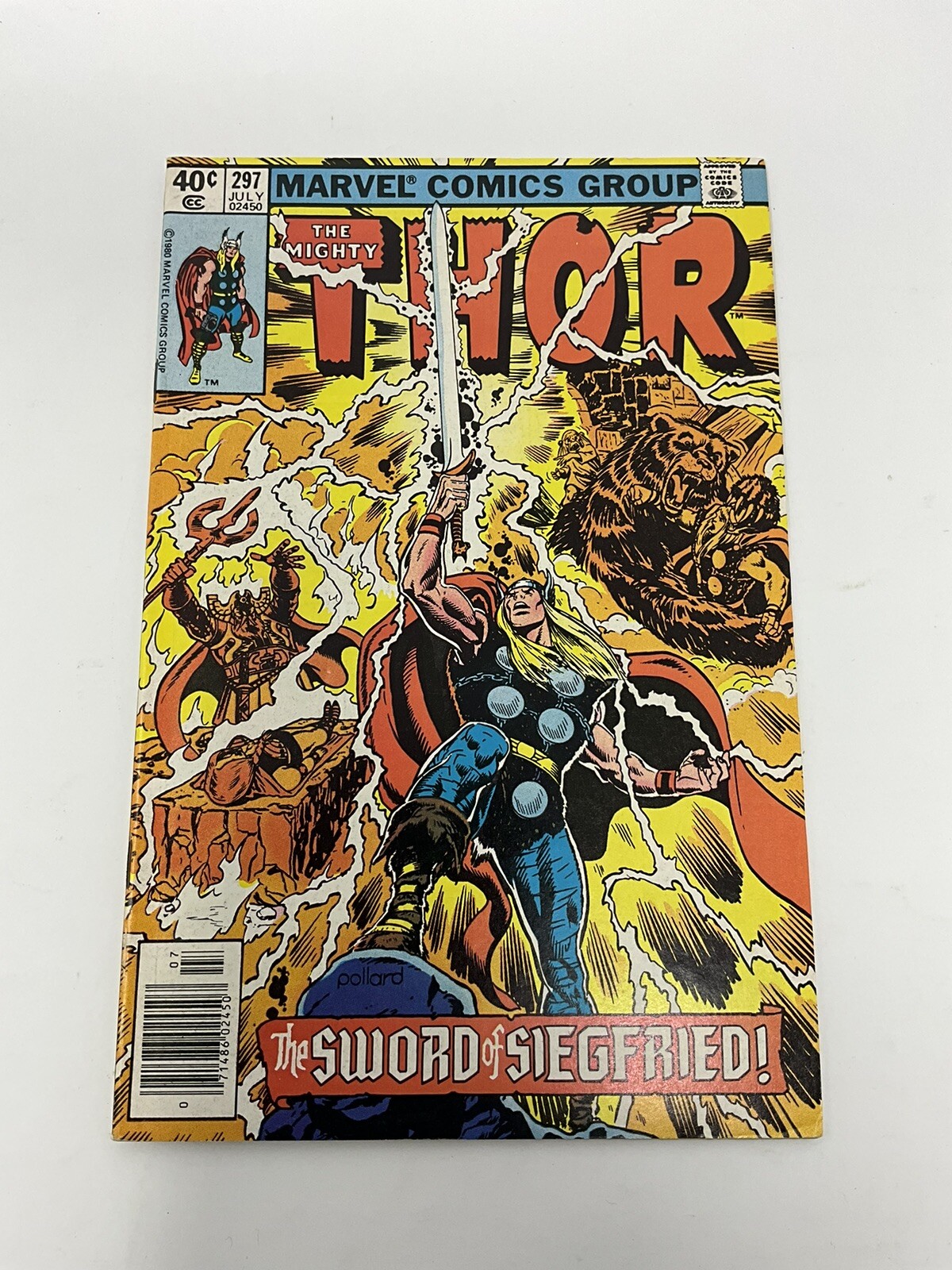 Mighty Thor #297 VF+ (July 1980) Sword of Siegfried Marvel Comics | eBay