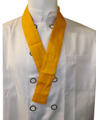 Adjustable Chef Necktie Kitchen Chef Necktie Custom Chef Necktie Yellow ...