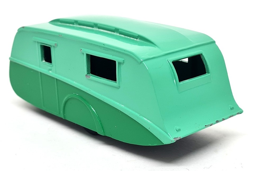 Dinky Meccano Vintage 190 Caravan Two Tone Green Restored Repaint | eBay