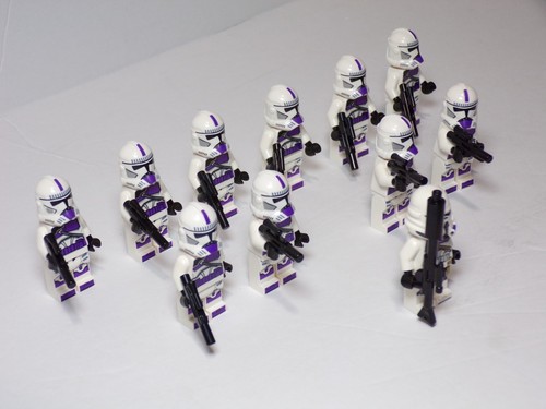 Lego Star Wars Clone Troopers Minifigures 187th Purple, Lot of 11 ...