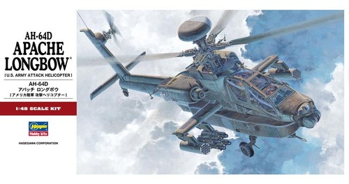 Hasegawa 07223 1:48 Boeing AH-64D Apache Longbow Military Helicopter Kit 4967834072237| eBay