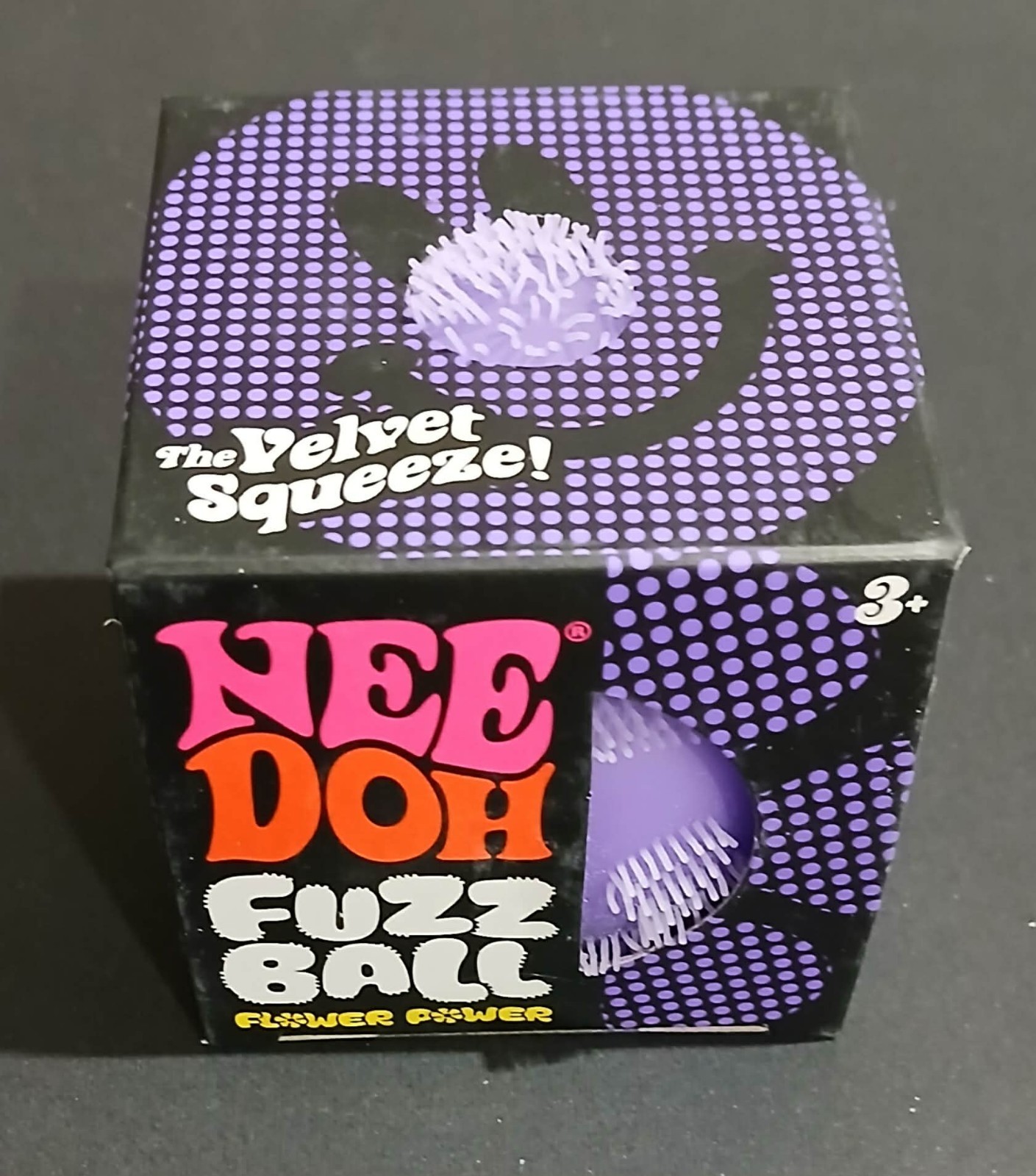 PURPLE Needoh FUZZ BALL WONDER WAVES Nee Doh Squish Stress