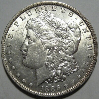 ON SALE = 1886-O AU/BU MORGAN Dollar, Nice Strike & EYE Appeal, FREE ...