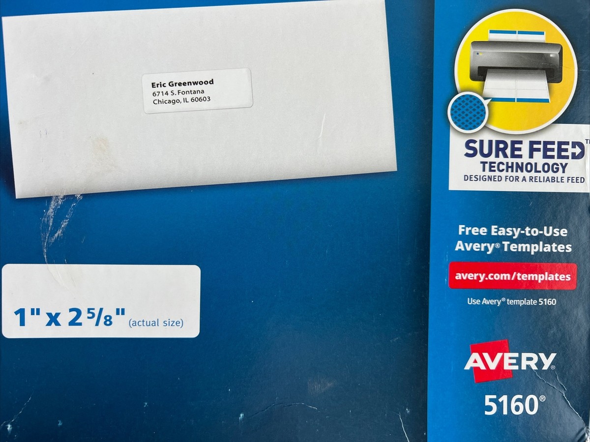 Avery 5260 Template For Word Avery Address Label Template 5260 Etsy