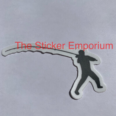 Surf Casting Striped Bass Fish Fishing Sticker Ocean Beach Car Truck ...