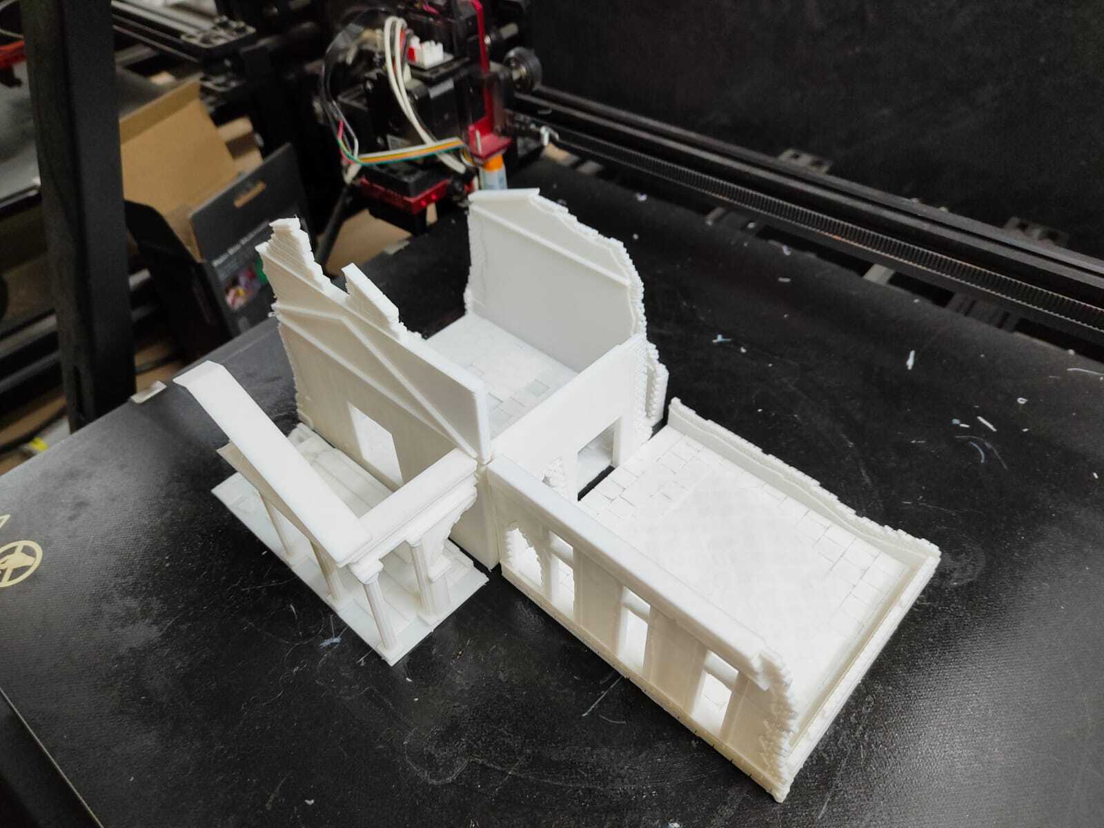 Diorama Courthouse Ww2 1:72 Models Kits Military Building DIY wargame ...