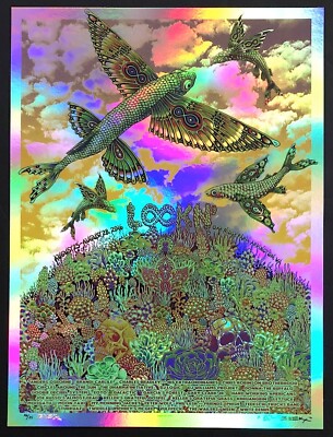 MINT Phish Ween Phil Lesh EMEK 2016 LockN' FOIL Poster 15/25 | eBay