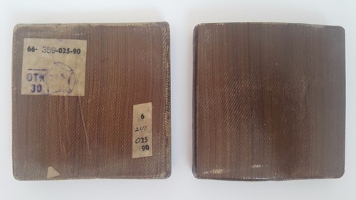 ceramic bulletproof plates size 3,74" x 3,74" from 6B5 vest, not ...