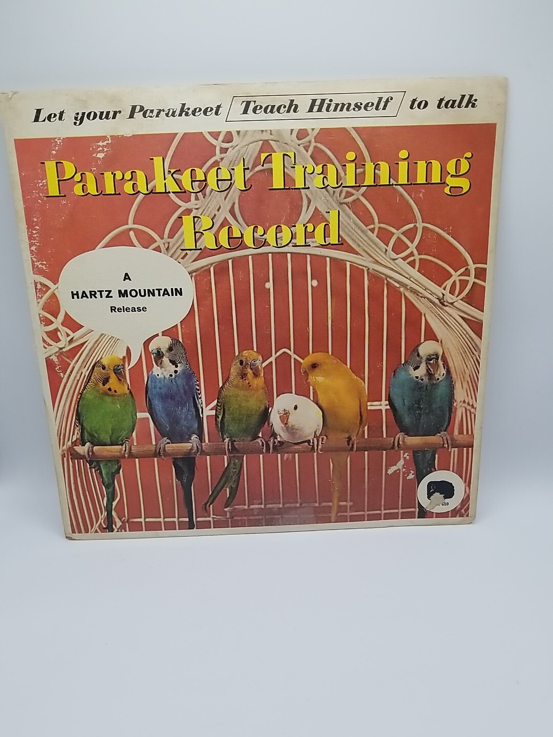 Parakeet Training Record 78rpm Single 10-inch Hartz Record Bird Teach ...