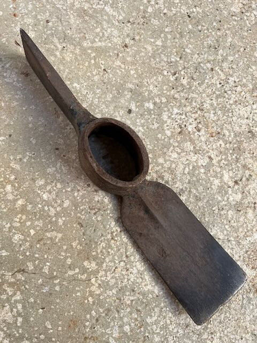 Vintage 1950s Mattock Pickaxe Head Wrought Iron | eBay Australia