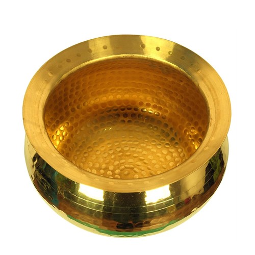 Brass Handi for Cooking 5 Litre Capacity Shiny and Sturdy for Home ...