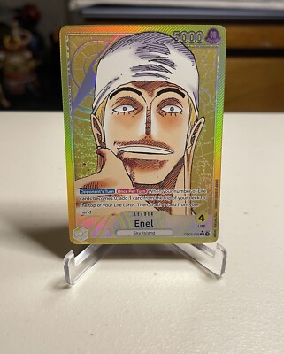 One Piece TCG: Awakening of the New Era - Enel OP05-098 LEADER Alt Art ...