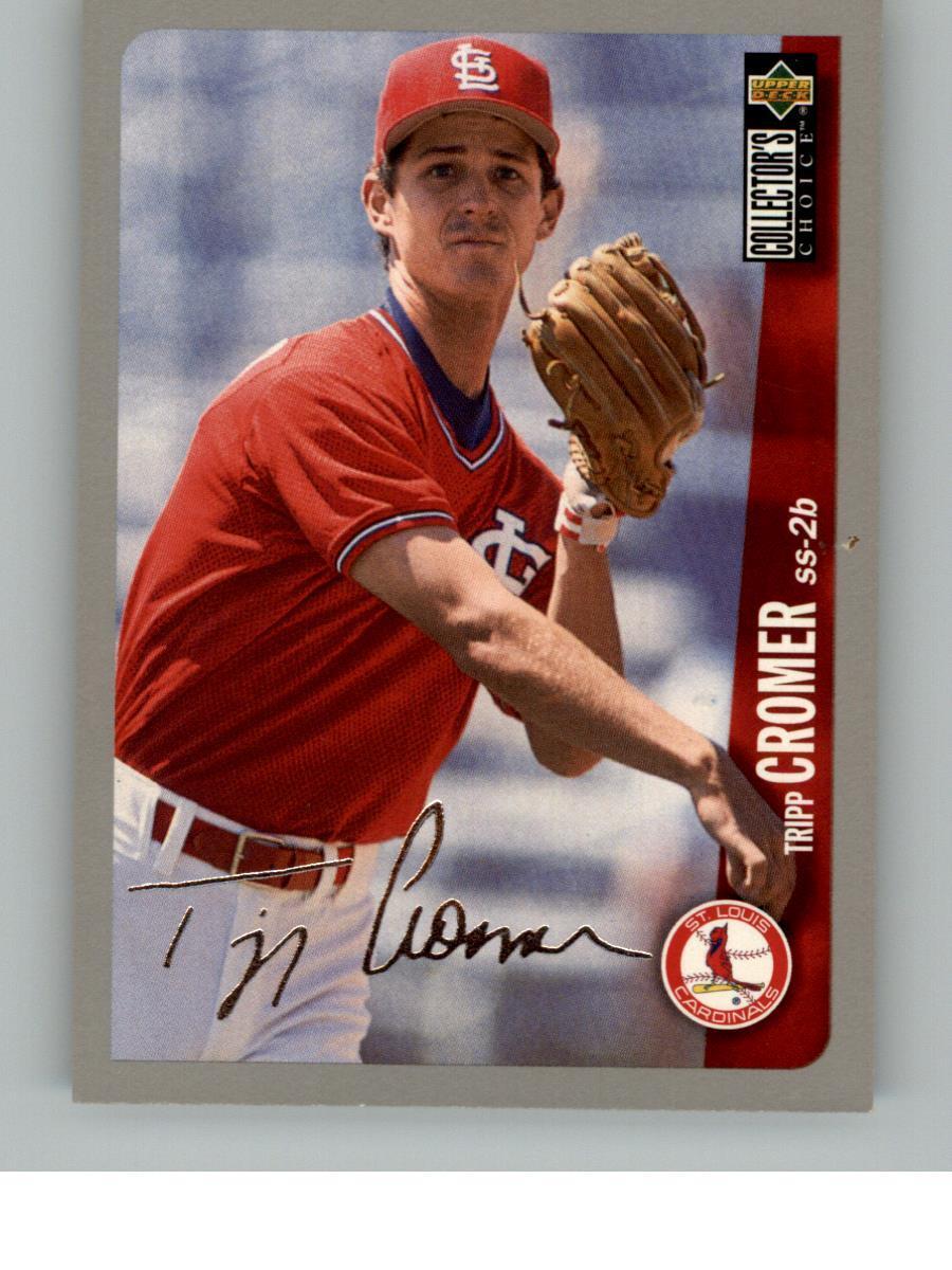 1996 Collector's Choice Tripp Cromer 287 St. Louis Cardinals Silver ...