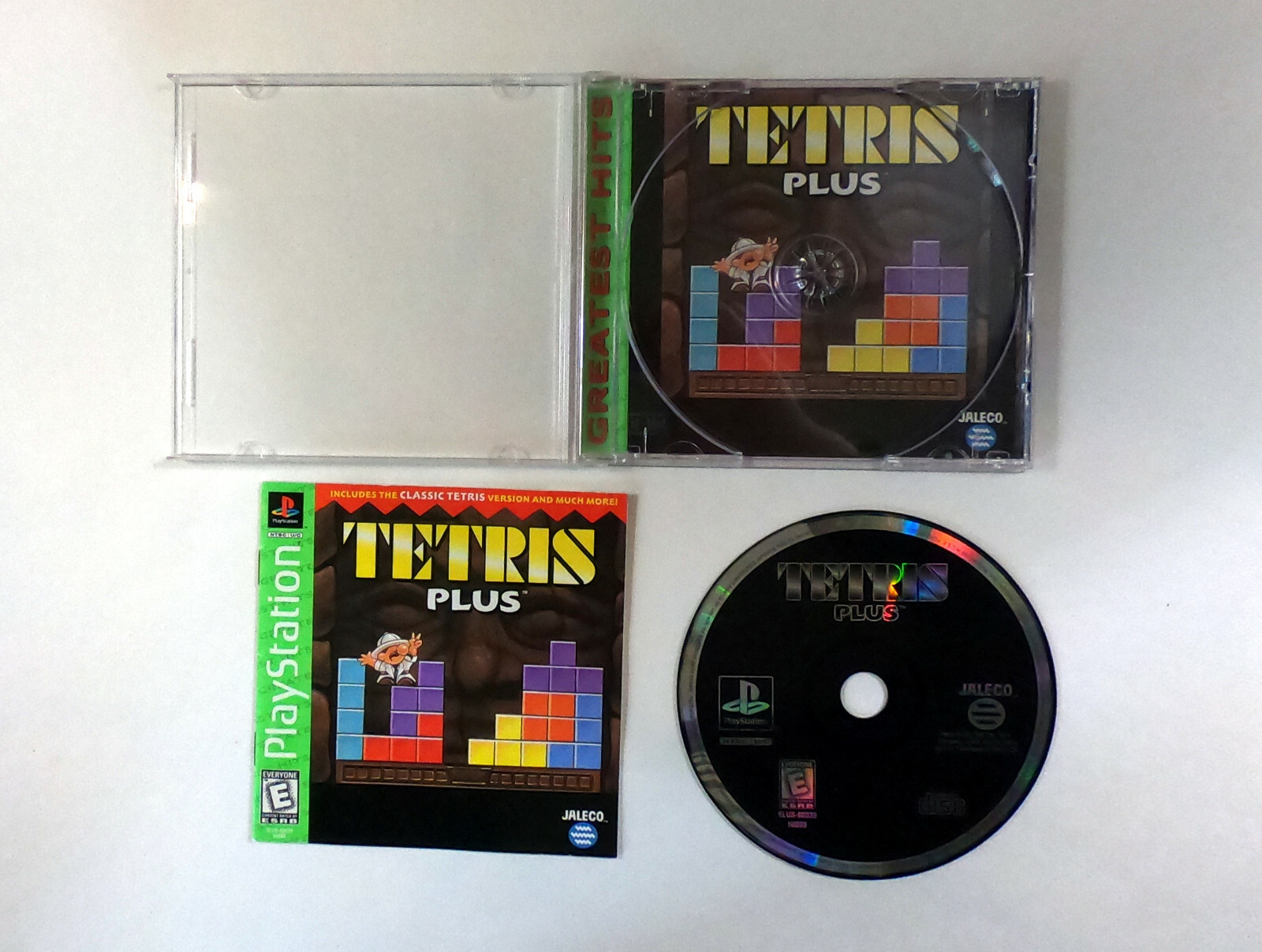 Tetris Plus (Jaleco 1996) for Playstation 1. Game, manual, case | eBay
