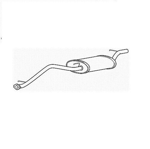 EXFD3211 Exhaust Middle Box Volvo V50 2.0 Diesel Estate 03/2004 to 12/ ...