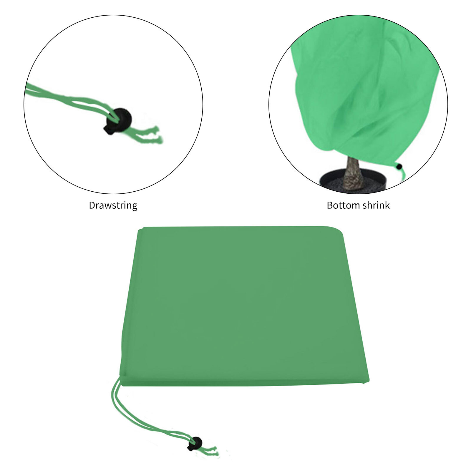 Plant Protection Bag with Drawstring Plant Covers Ventilated (120x80cm ...