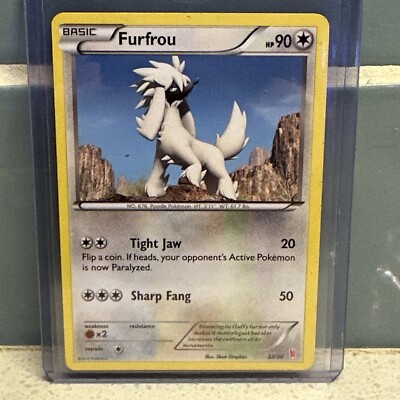 Pokemon - TCG Card 2014 XY Trainer Kit Sylveon Noivern - Furfrou 22/30 ...