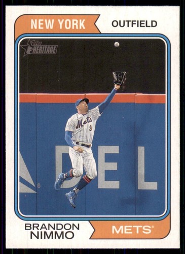 2023 Heritage Base #241 Brandon Nimmo - New York Mets | eBay